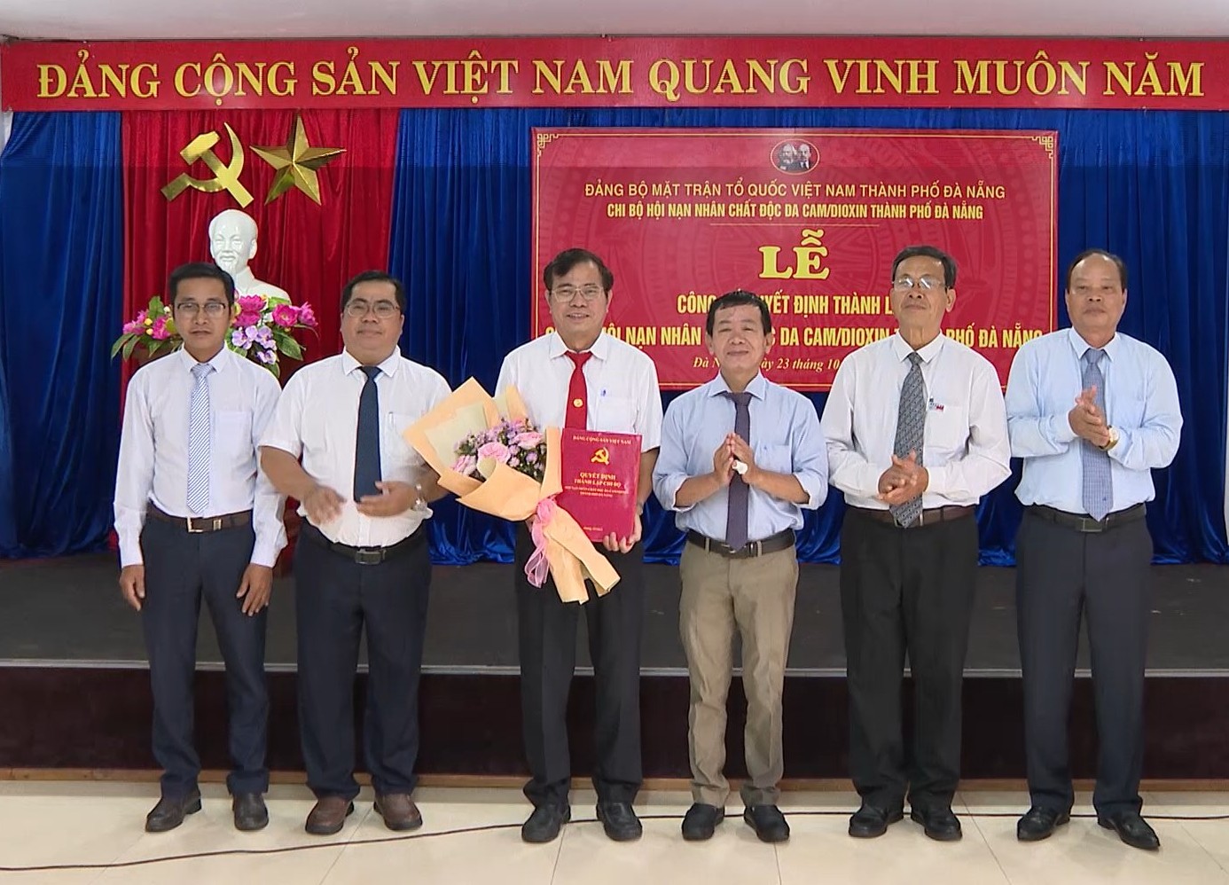 Lễ Công bố Quyết định thành lập Chi bộ Hội nạn nhân chất độc da cam ...